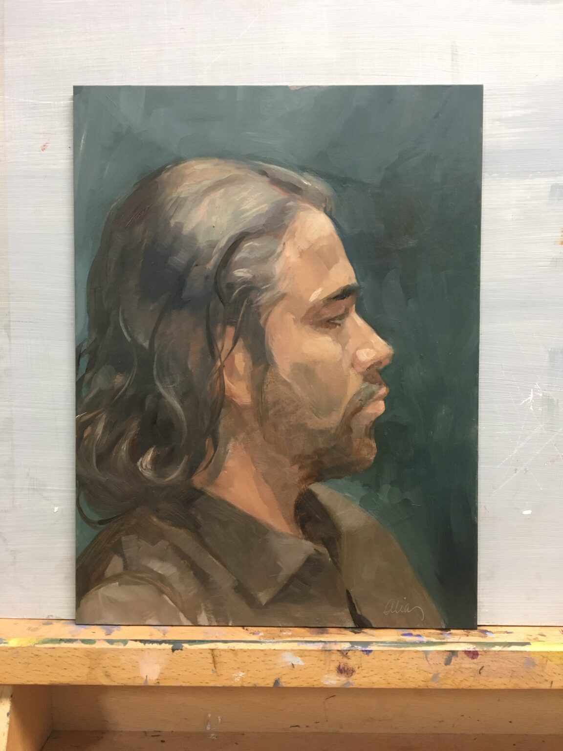 PORTRAIT SERIES: Alla Prima Portrait Painting May 2025 – Alia El-Bermani